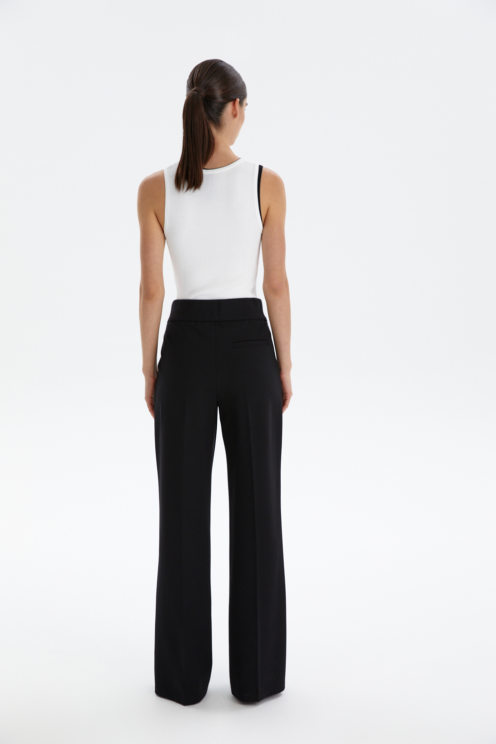 Брюки трикотажные с высокой посадкой, купить по цене 14990 рублей в интернет-магазине M.REASON ...